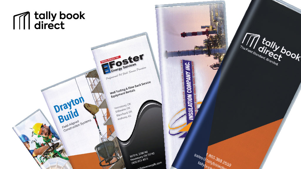 Custom Tally Books for Oilfield, Safety & Industrial Field Crews ...