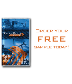 Free Spec Sample – Tally Book Direct - Full Color Tally Books